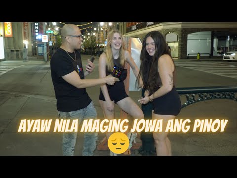 Gwapong Pinoy Asking Canadian Girls Random Question