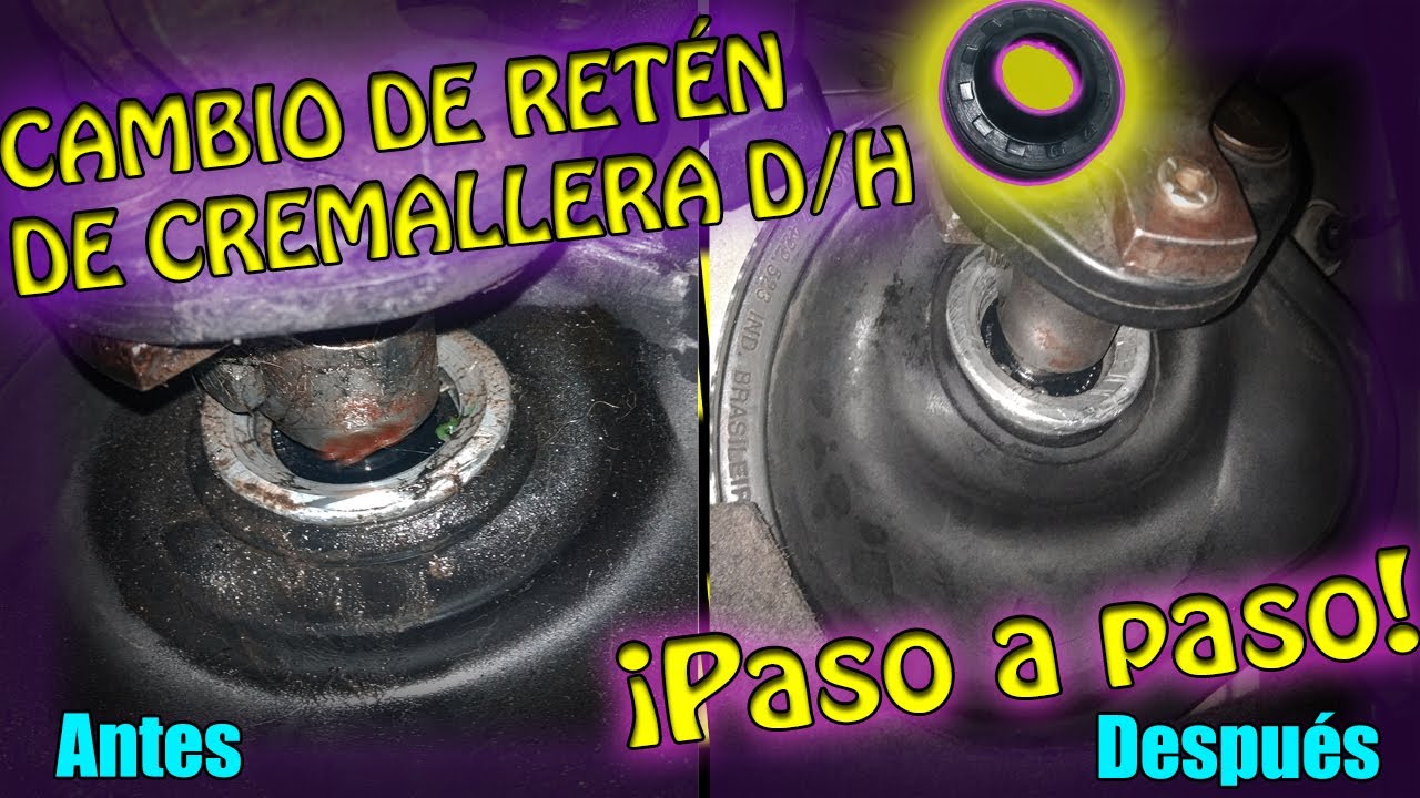 🔥Como cambiar RETÉN de cremallera D/H vw Gol/Pointer | COMPLETO ¡Paso a paso! - YouTube