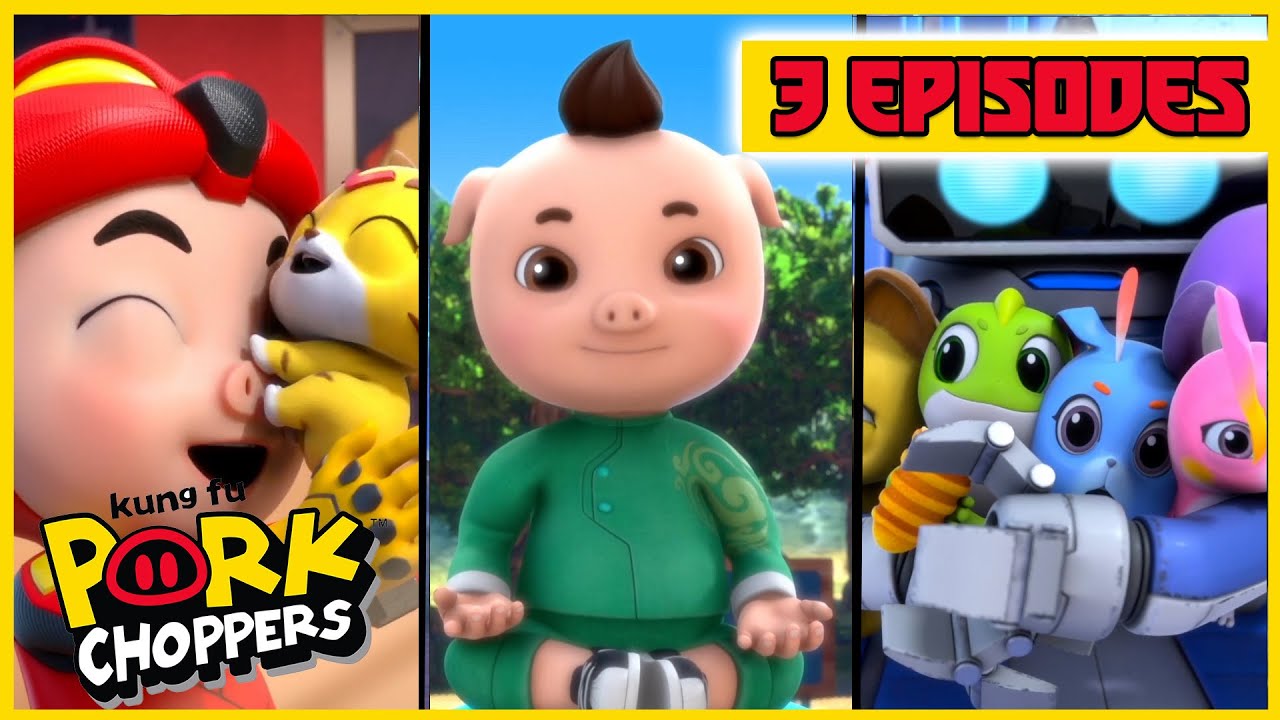 Pork Chopper Marathon 🐷🍿🎥 | PART 1 | @KungFuPorkChoppers | 3 EPISODES ...