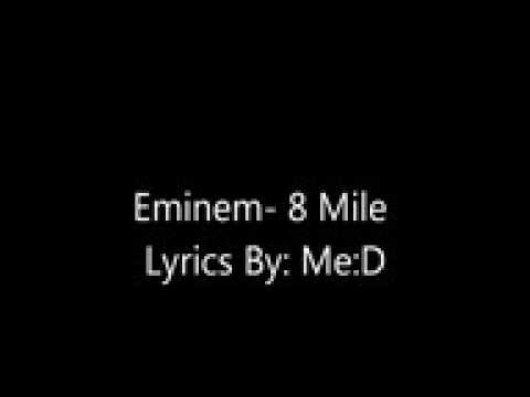 Eminem -8 Mile song lyrics - YouTube