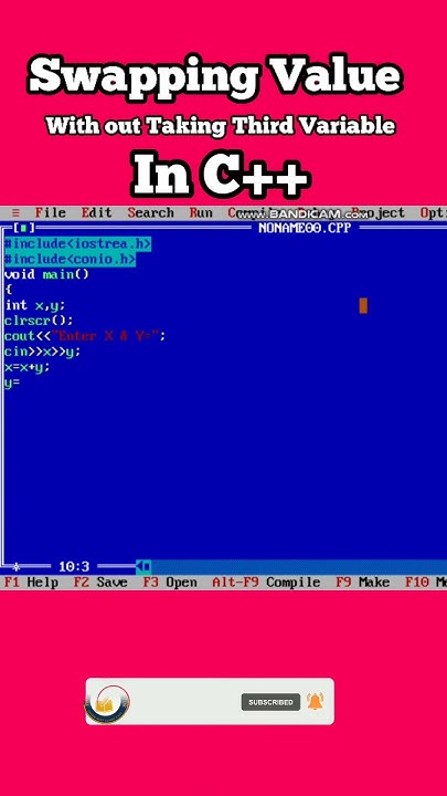 Swapping Value Program Without Taking Third Variable In C Ll Short Ll Shorts Ll Shortsvideo