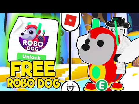 How to get FREE ROBO DOG PET in ADOPT ME + GIVEAWAY! [ROBLOX] - YouTube