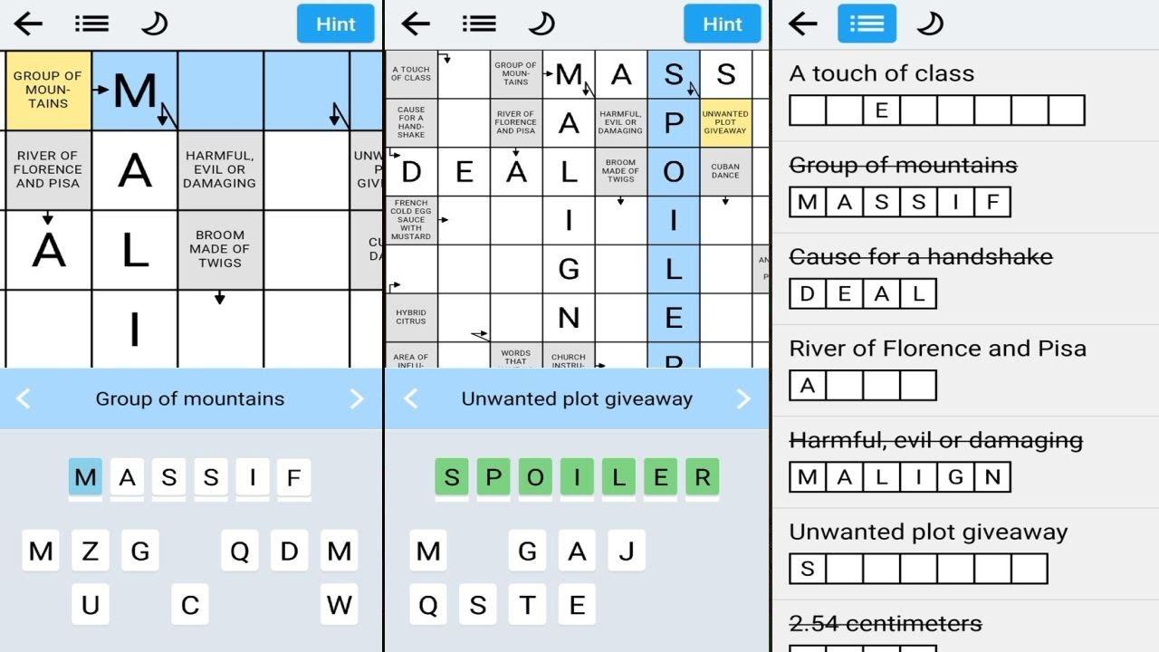 Crossword Puzzles (by FgCos Games) - free offline word puzzle game for ...
