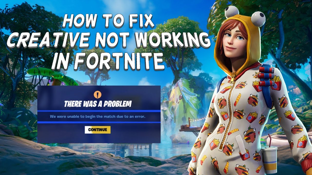 How To Fix Creative Not Working In Fortnite (2024) | Guide - YouTube