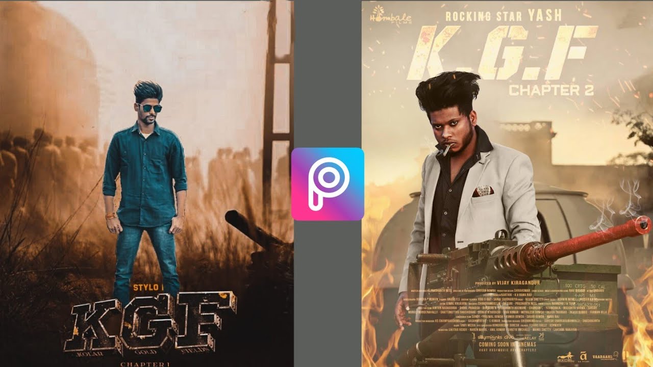 KGF Chapter 2 | KGF Chapter 2 Photo Editing | KGF Movie Poster Tutorial ...
