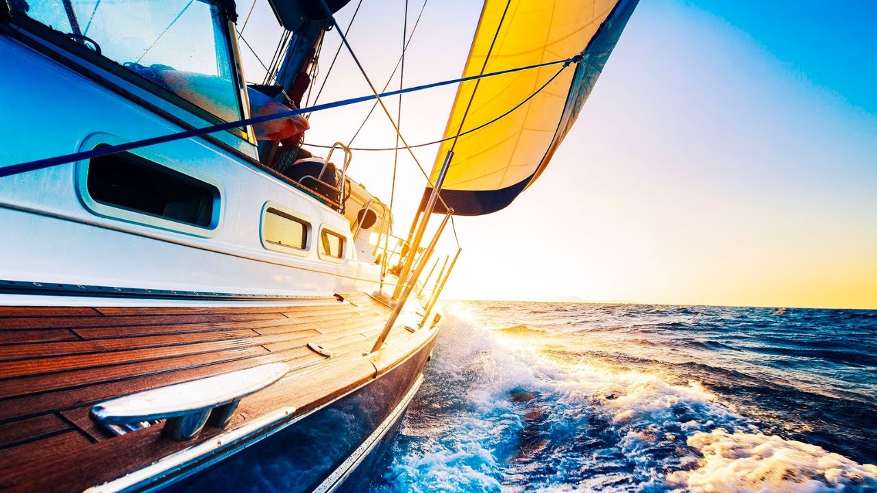 Relaxing Boat Ride Sailing Boat Sounds on the Sea Relaxing, Soothing ...