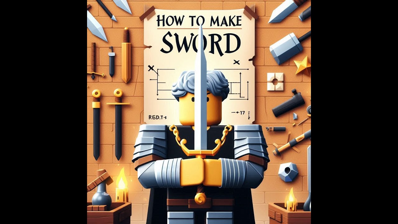 How to make a sword in roblox studio - YouTube
