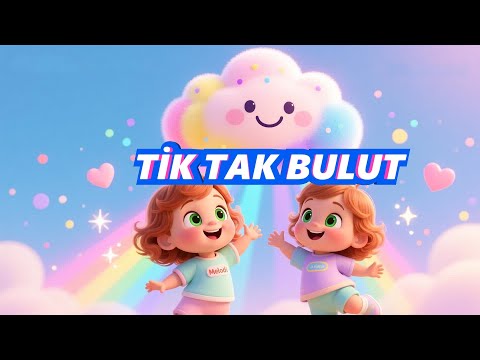 Tik Tak Bulut: Renkli Dans Şarkısı | Melodi ve Arya ile Eğlenceli Hareketli Çocuk Şarkısı