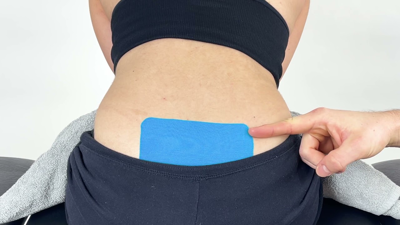 Kinesiology Taping for SIJ Pain - YouTube