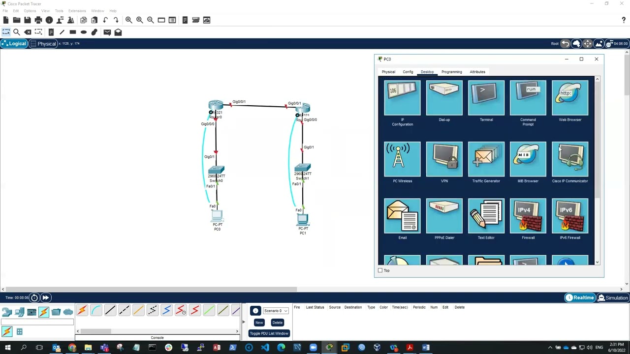 Packet Tracer Basic Cisco Router Configuration On Vimeo Multi Domain 5378
