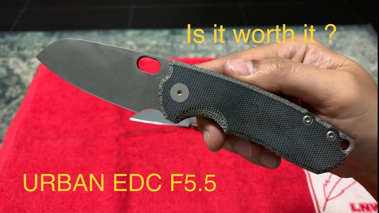 Urban EDC F5.5 (Black Micarta w/ Acid-Etched M390 Blade) Worth The ...