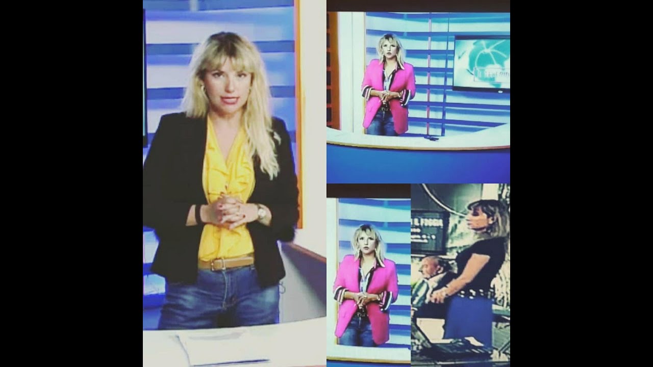 FLORA BALDI CONDUCE IL TELEGIORNALE DI FOGGIA TV 23 LUGLIO 2020 - YouTube