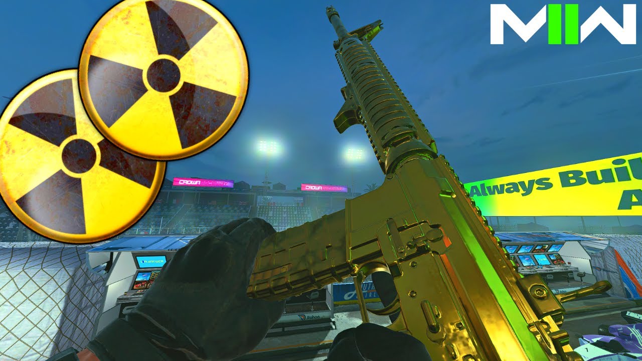 EVERY COD PRO BANNED this GUN in MODERN WARFARE 2! (BROKEN "M4" SETUP = DOUBLE NUKE) - YouTube