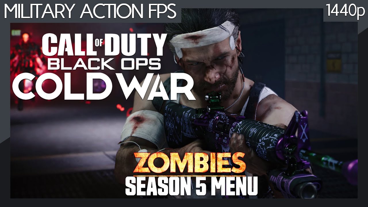 Black Ops Cold War (2021) Season Five - Zombies Menu (No commentary ...