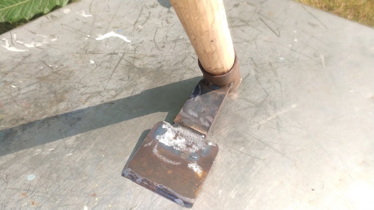 not many people know how to make wood cutting spade tool - YouTube