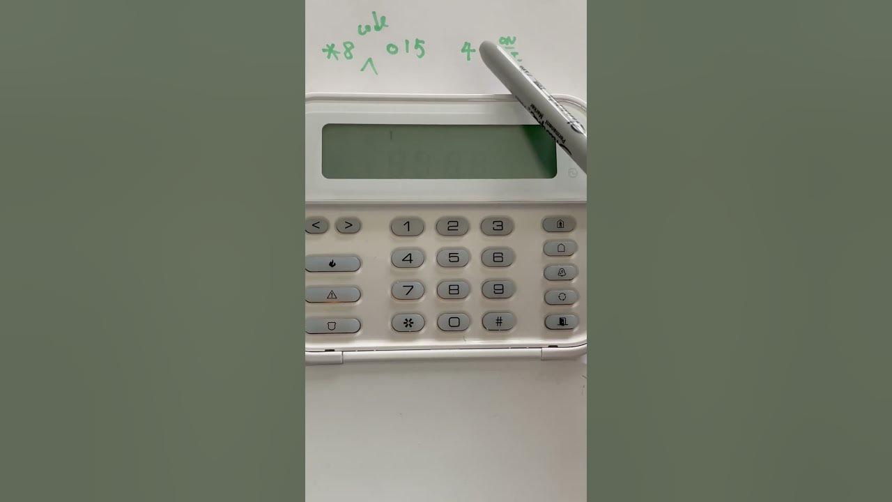 DSC PC1832 function Key no code required arming - YouTube