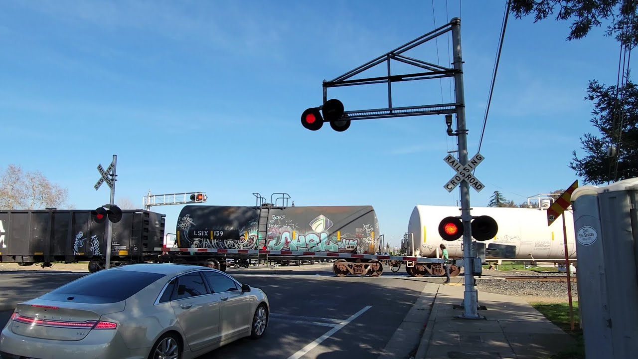 UP 6299 Manifest Train With Mid DPU's South, Fruitridge Rd. Railroad ...