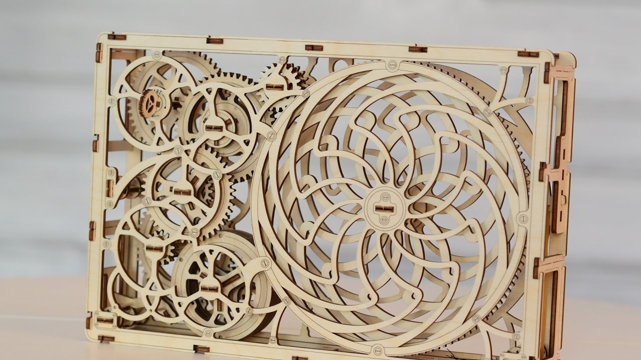 Kinetic picture by WOODEN.CITY - YouTube