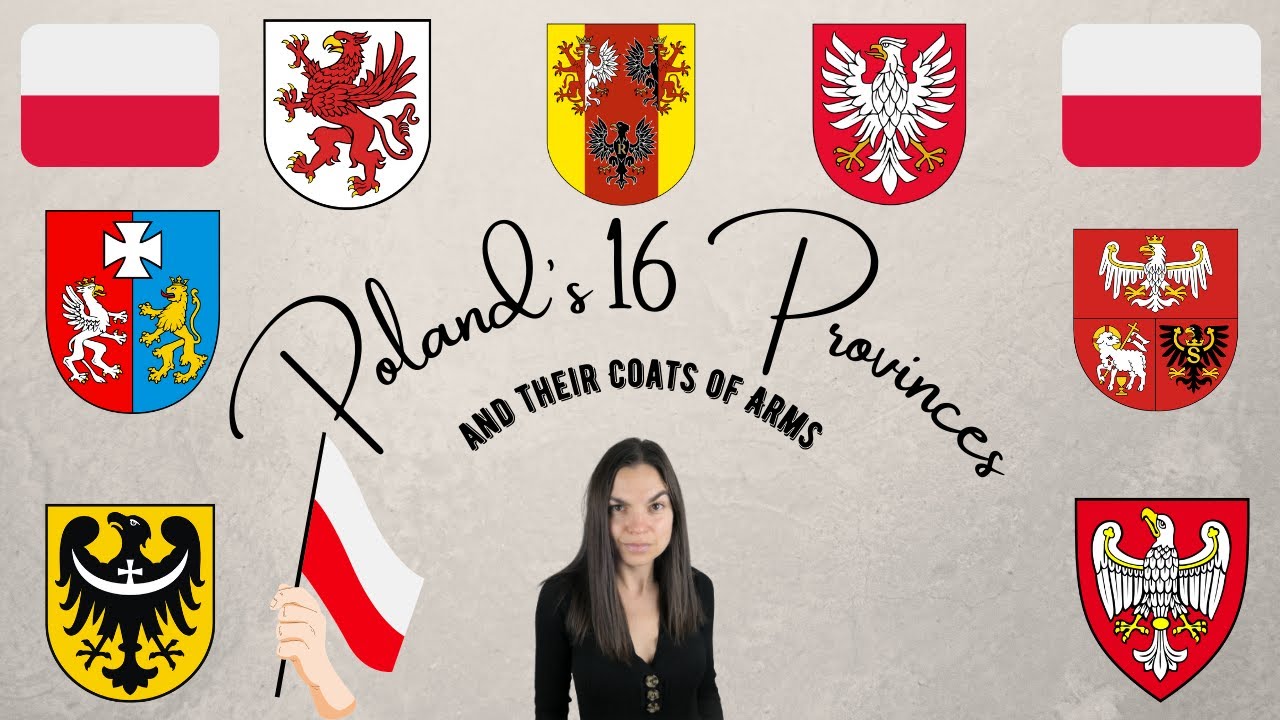 Poland's 16 Provinces (and their Coats of Arms) - YouTube