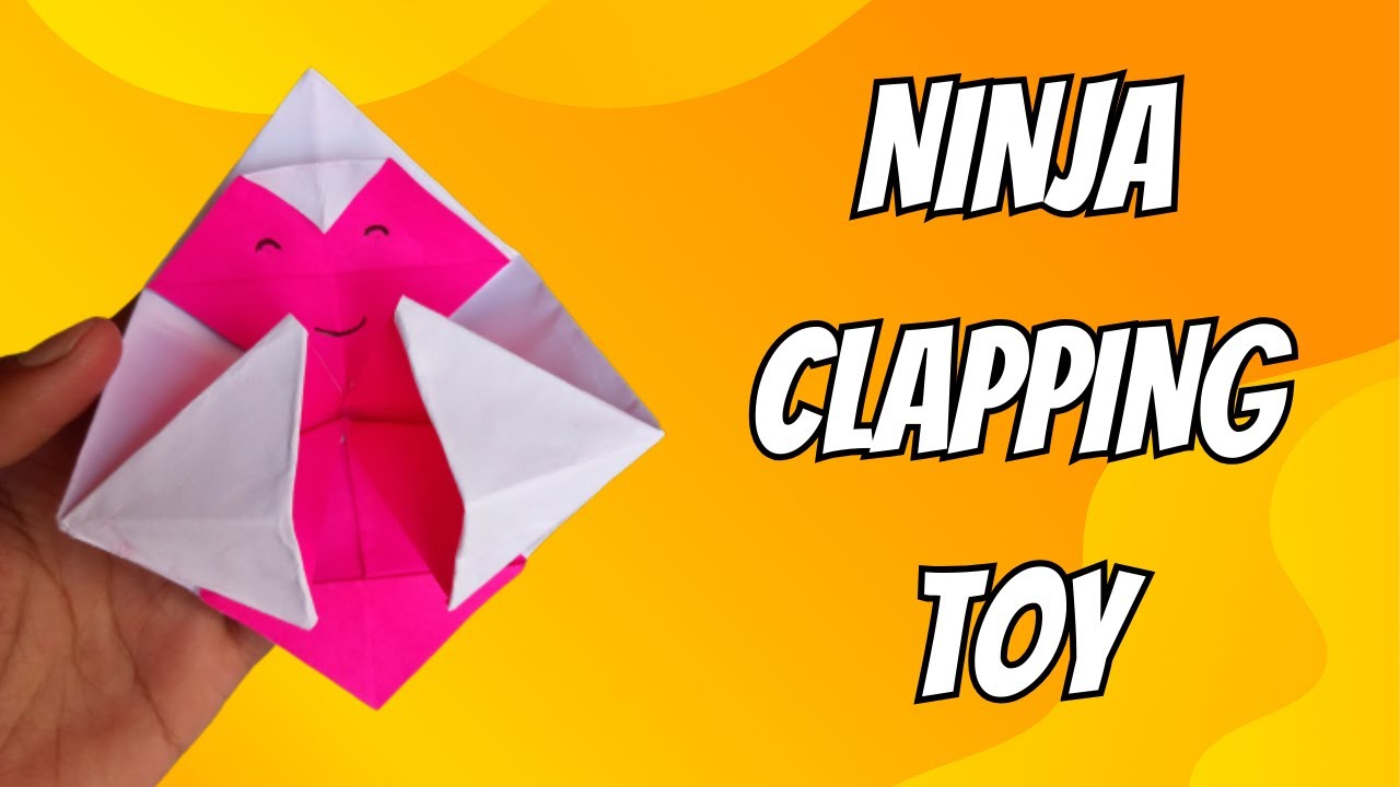 Colorful Origami Ninja Toy | Origami Clapping Toy - YouTube