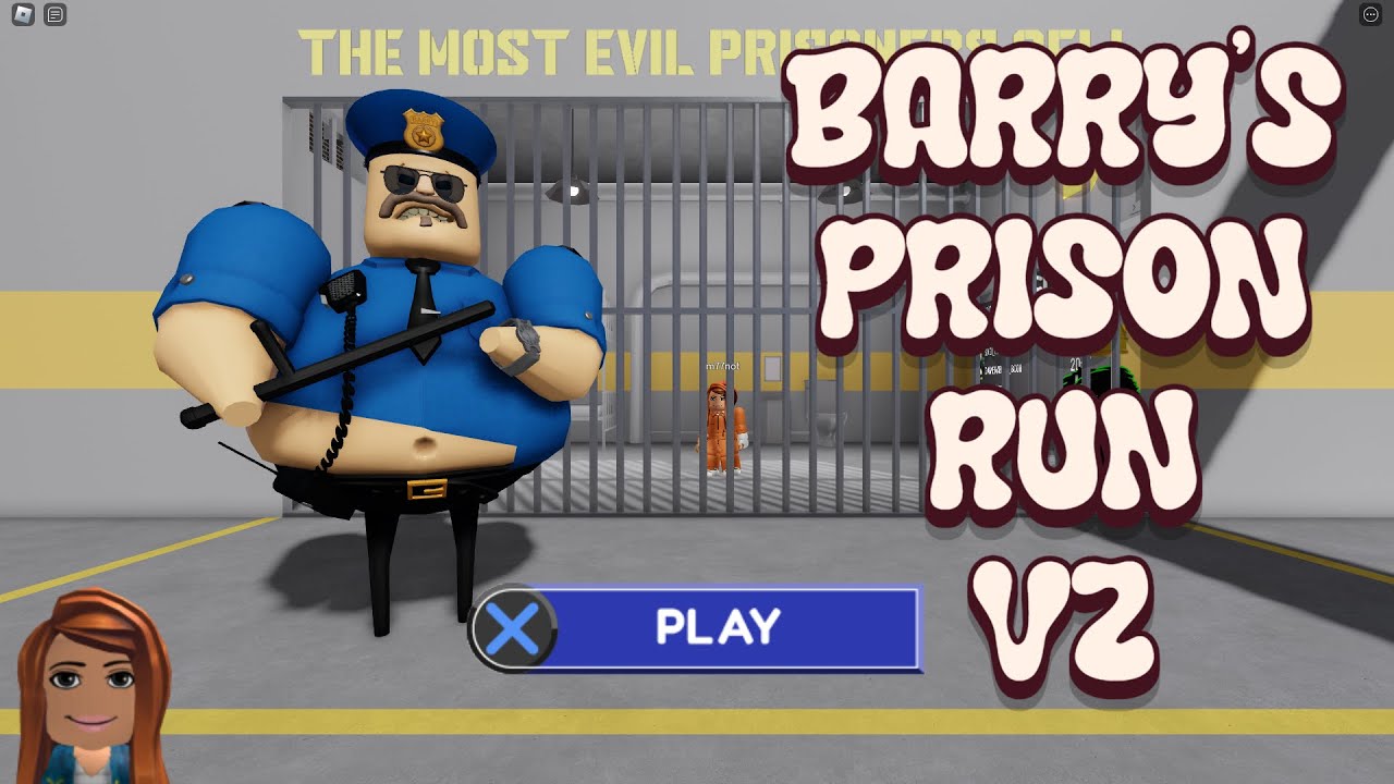 BARRY'S PRISON RUN V2! (FIRST PERSON OBBY!) #roblox #scaryobby - YouTube