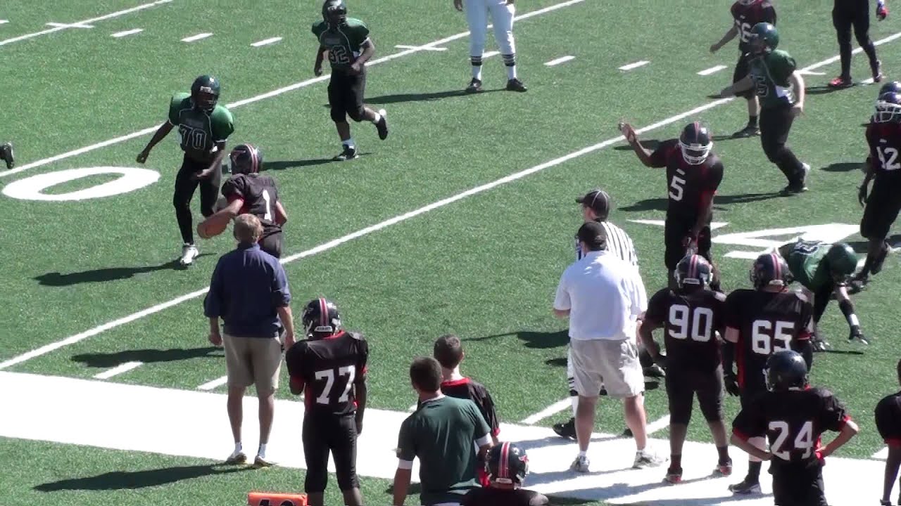 PCMS Football Top Plays on 9-8-12 - YouTube