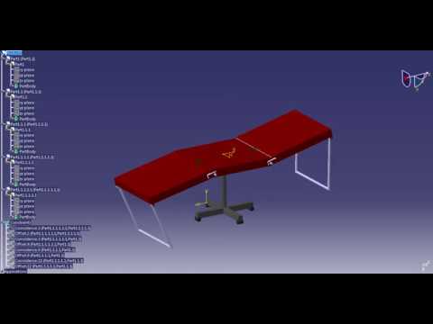 chair simulation in Catia V5 CAD for all - YouTube