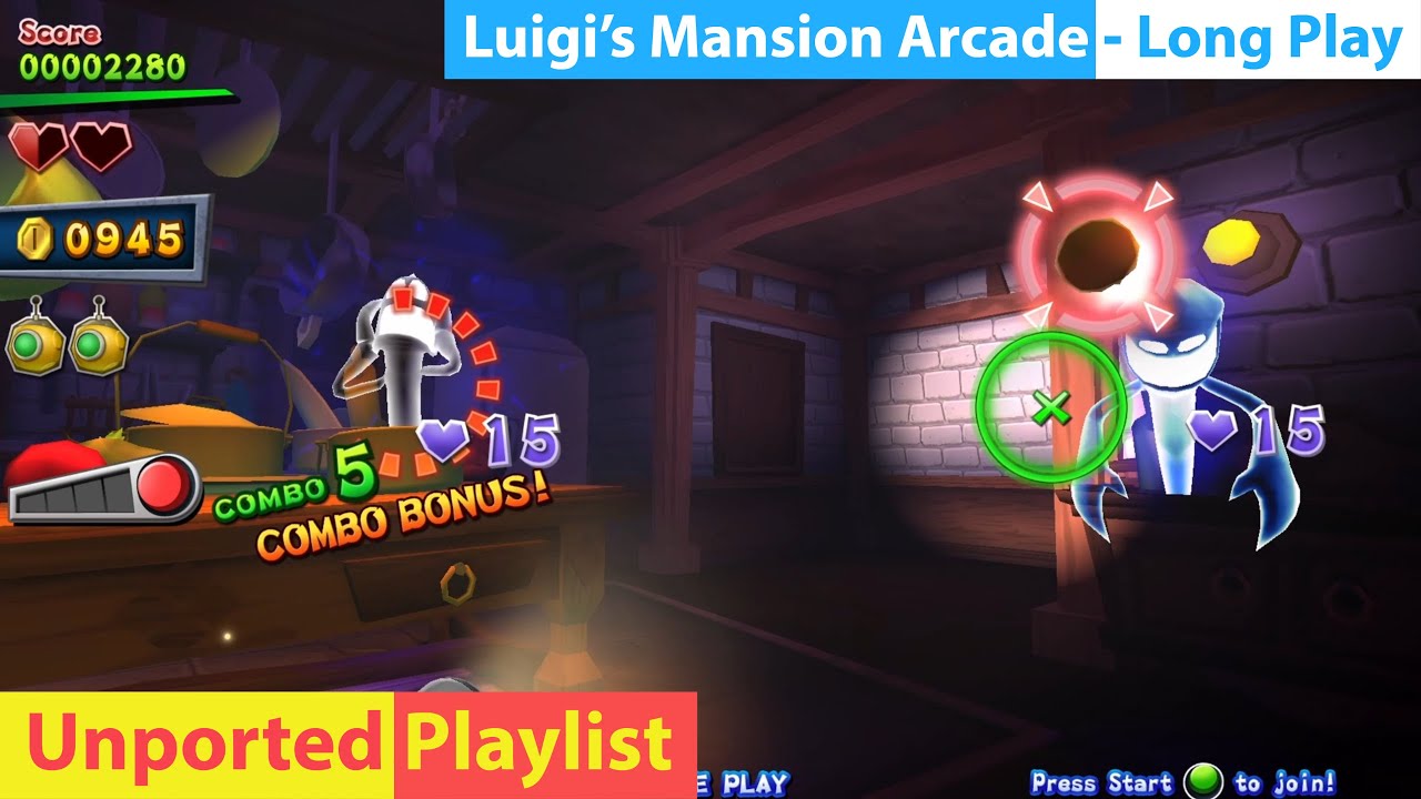 Luigi's Mansion Arcade! Capcom Developed Nintendo PewPew Game Running ...