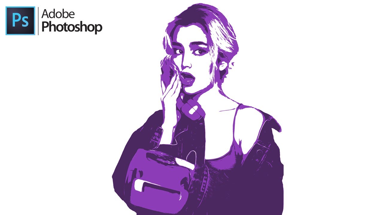 How To Create Vector Portraits In Photoshop CC 2021 | Photoshop ...