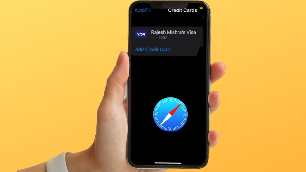How to Add Credit Card in Safari on iPhone and iPad - YouTube