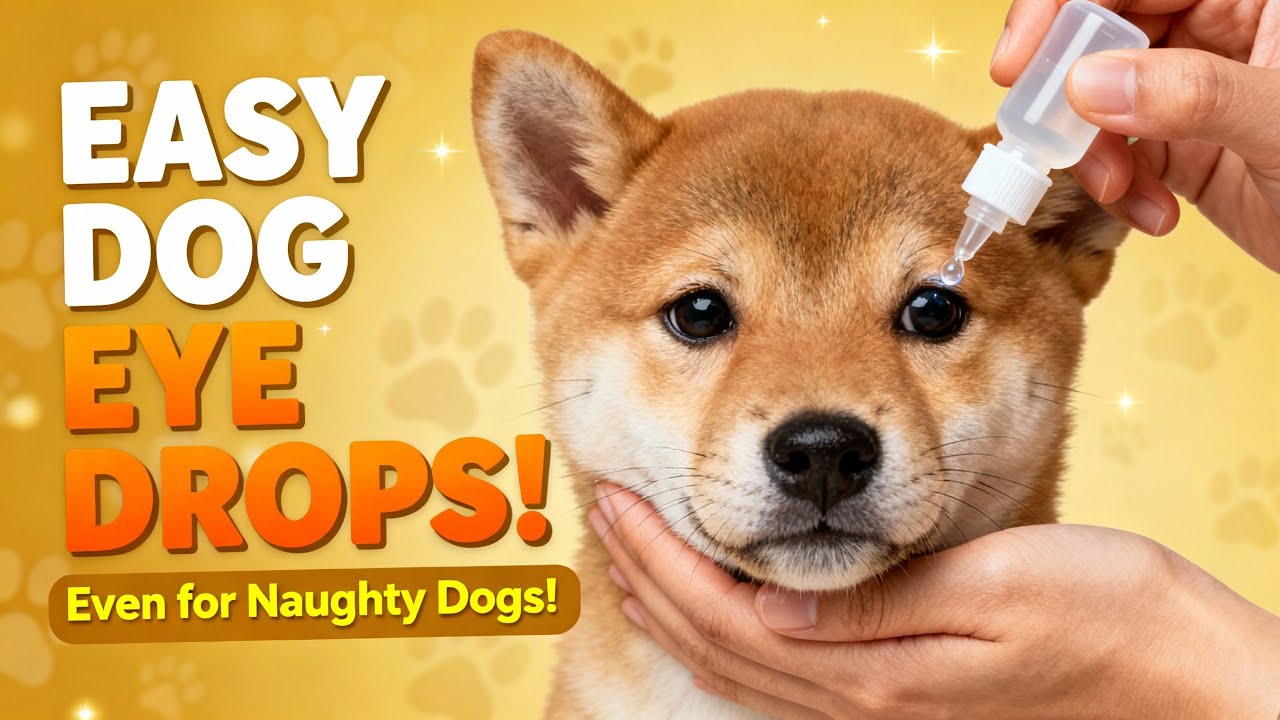 Dog Eye Care Made Simple: Trick to Give Eye Drops Without Struggle ...