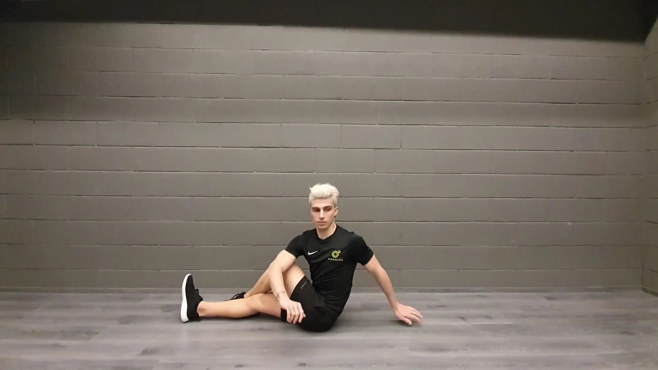 Seated hip rotation - YouTube