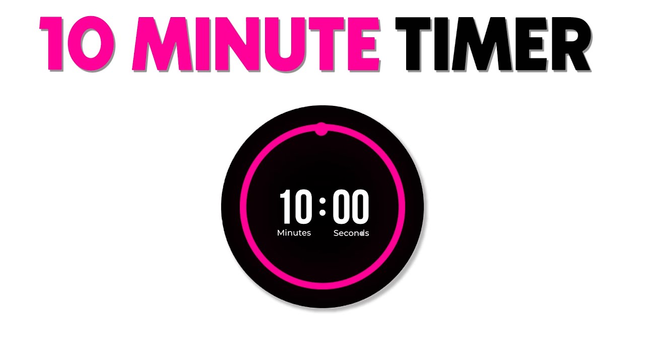 10 MINUTE TIMER | STUDY, EXERCISE AND FOCUS - YouTube