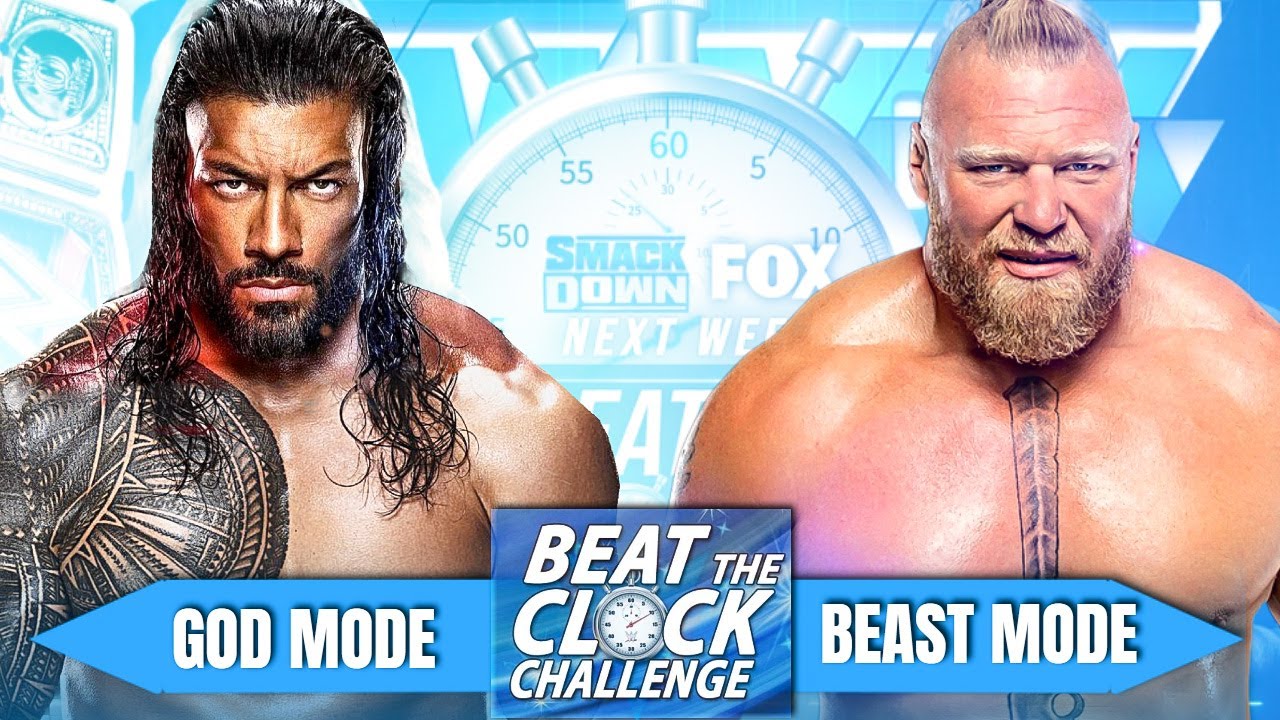 Beat The Clock Challenge Before King Tournament Finals - Brock Lesnar ...