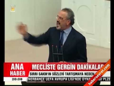 Meclis'te gergin dakikalar