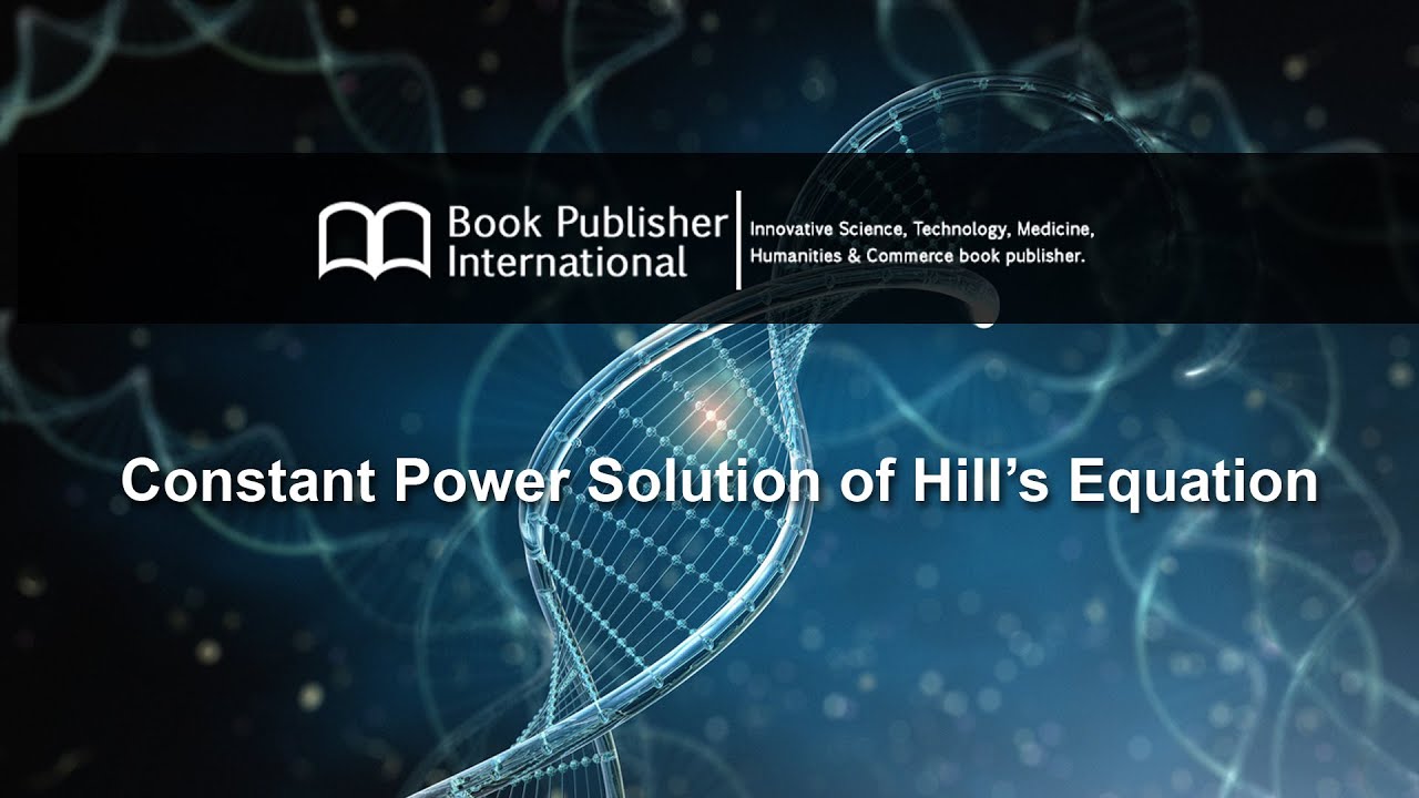 Constant Power Solution of Hill’s Equation - YouTube
