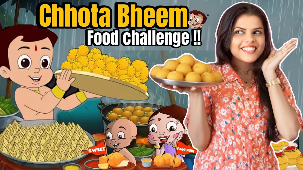 I only Ate CHHOTA BHEEM Foods for 24 Hours!! | Jenni’s Hacks - YouTube