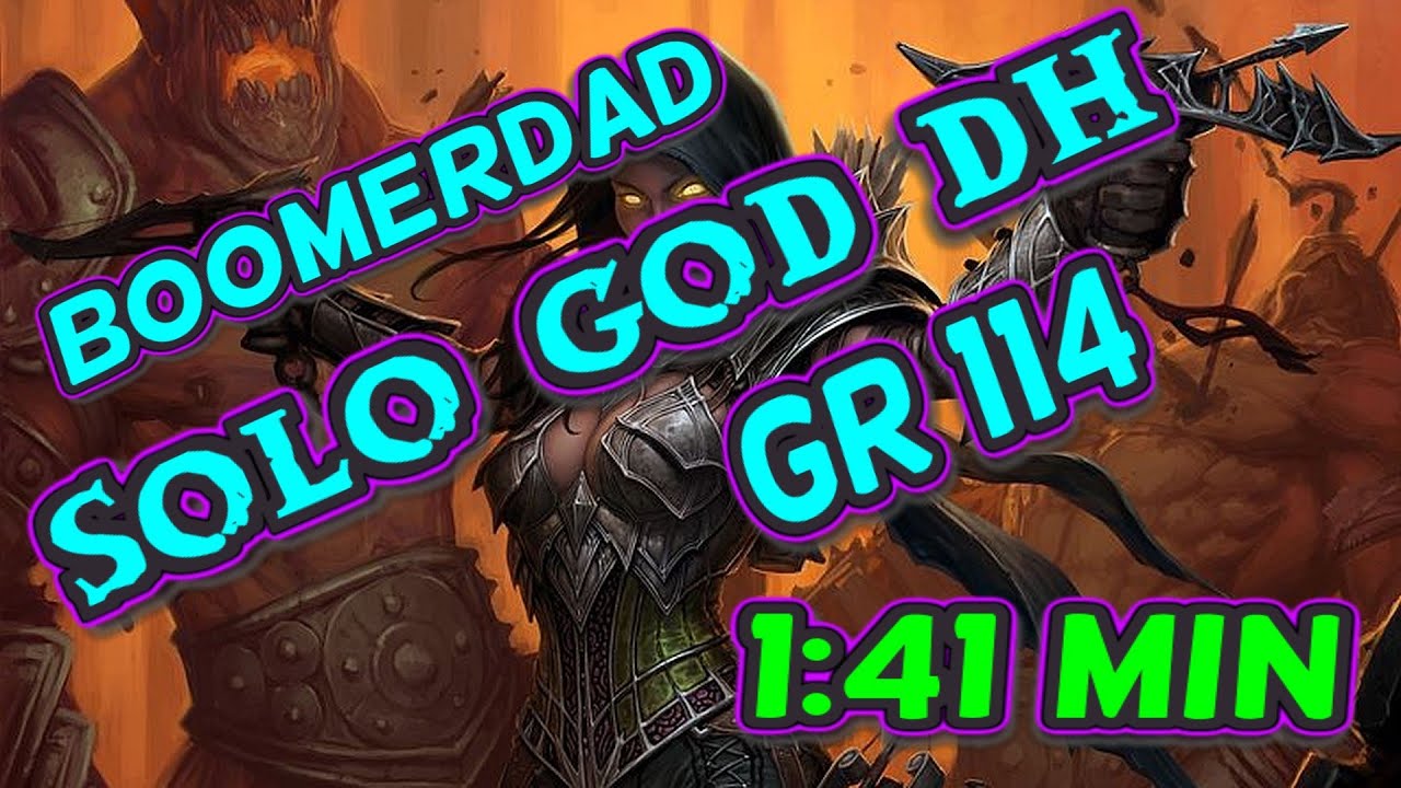 Diablo 3 Season 30 Demon Hunter GR 114 in 1:41 min Speedfarming GoD DH ...