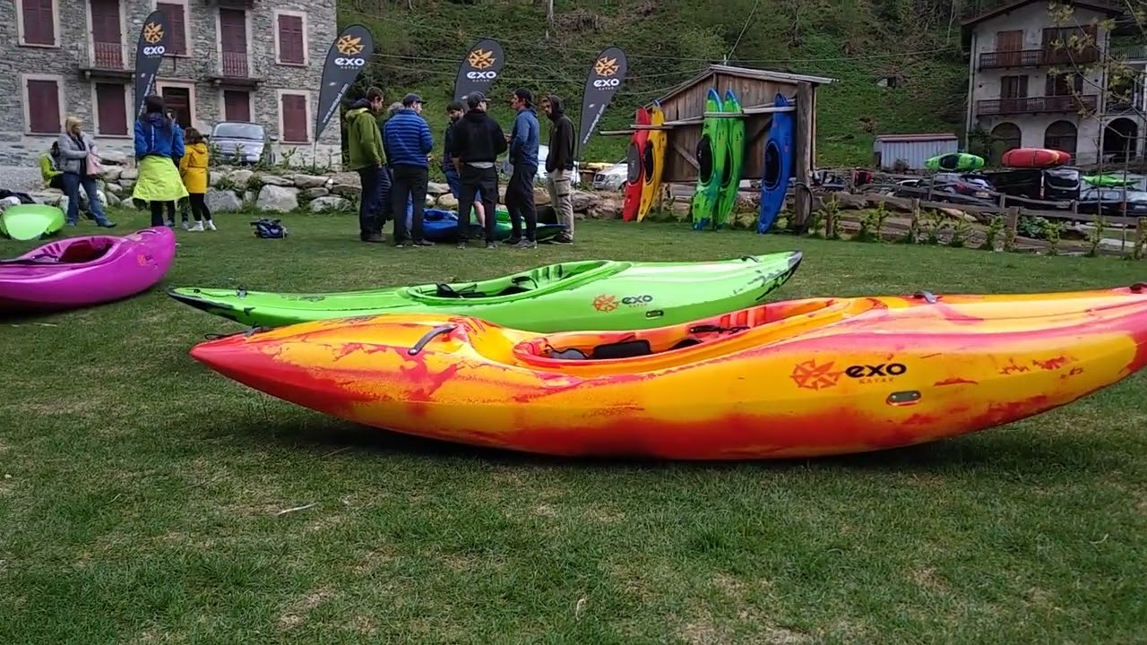 EXO kayak Zion Creek/Slalom - YouTube