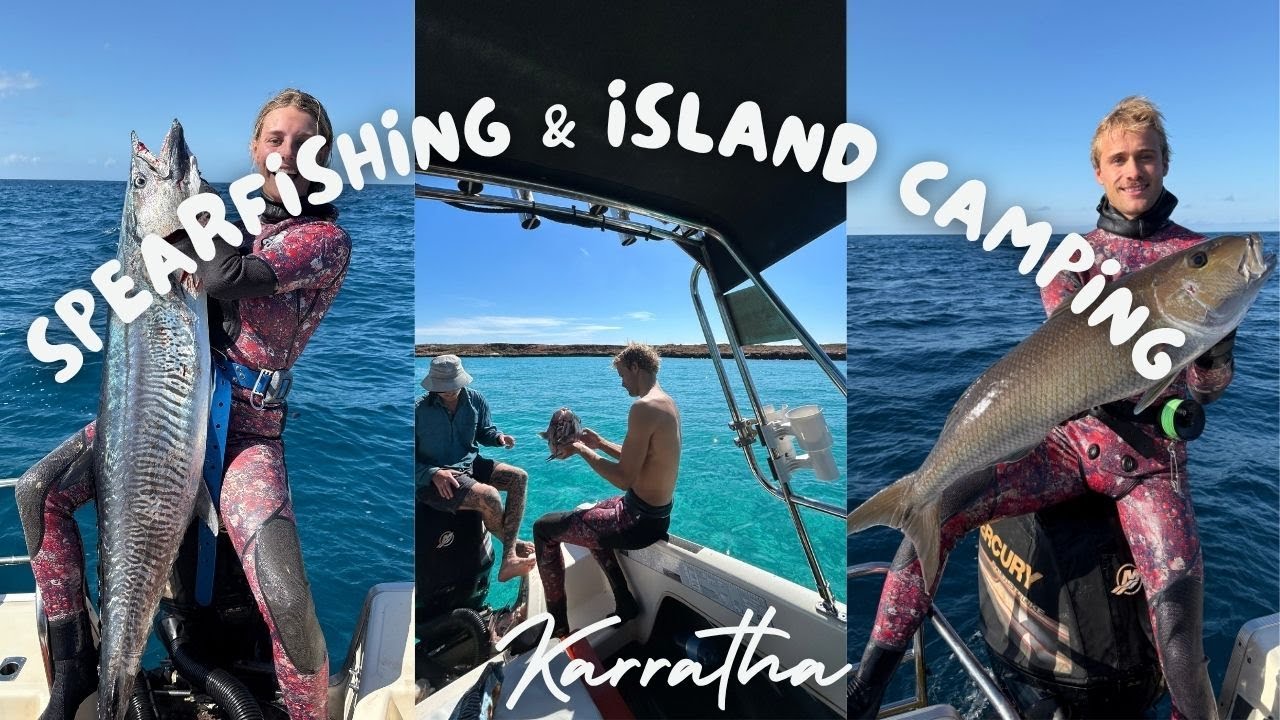 Travel Aus Episode 9: Karratha Islands - Spearfishing Spanish Mackerel ...