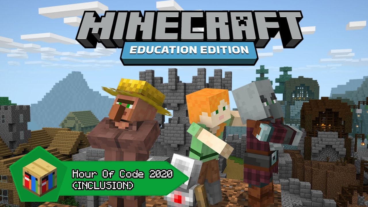 Minecraft Education || Hour Of Code 2020 (INCLUSION) - YouTube