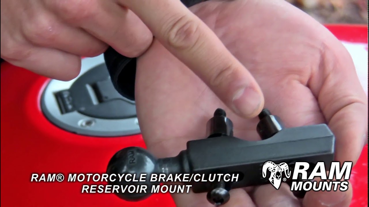 RAM® Mounts Brake/Clutch Reservoir Mount - YouTube