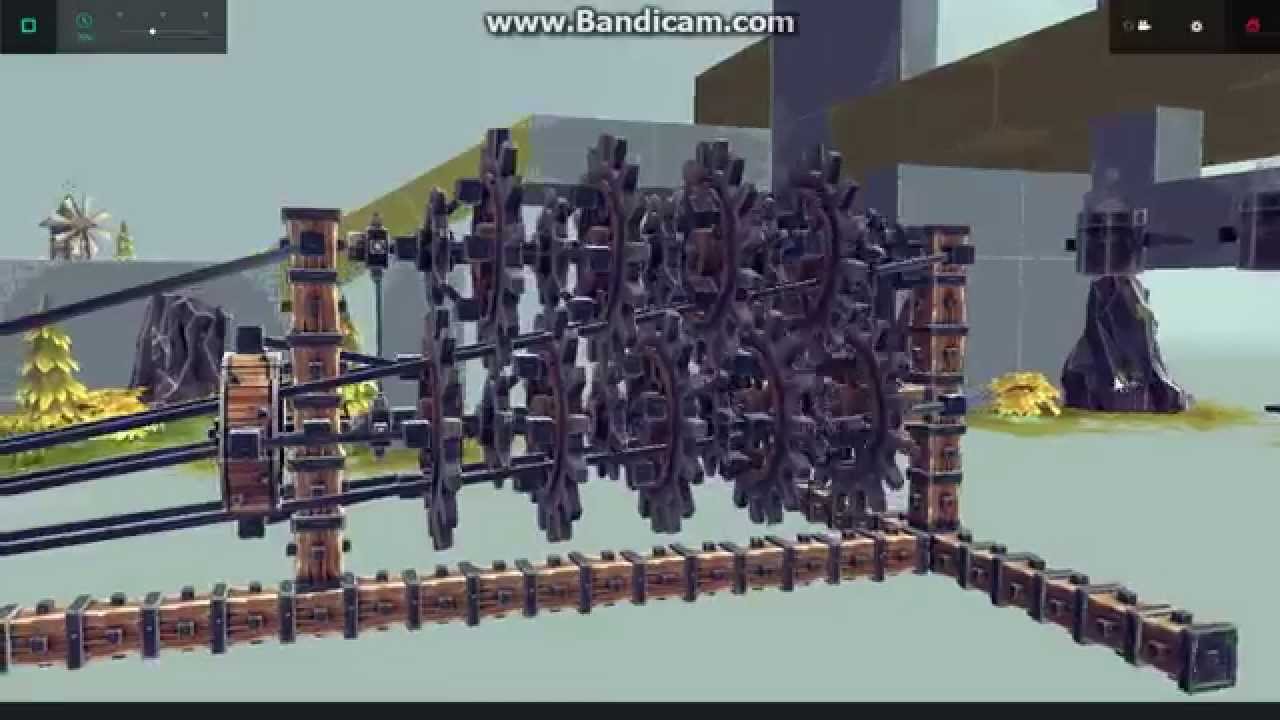 Besiege Stupid Low Gears 1:0.001953125 - YouTube