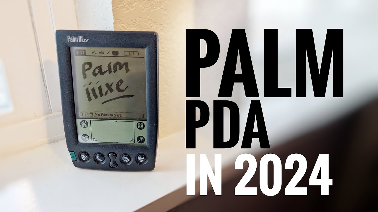 Exploring an early 2000s Palm PDA | Palm iiixe - YouTube