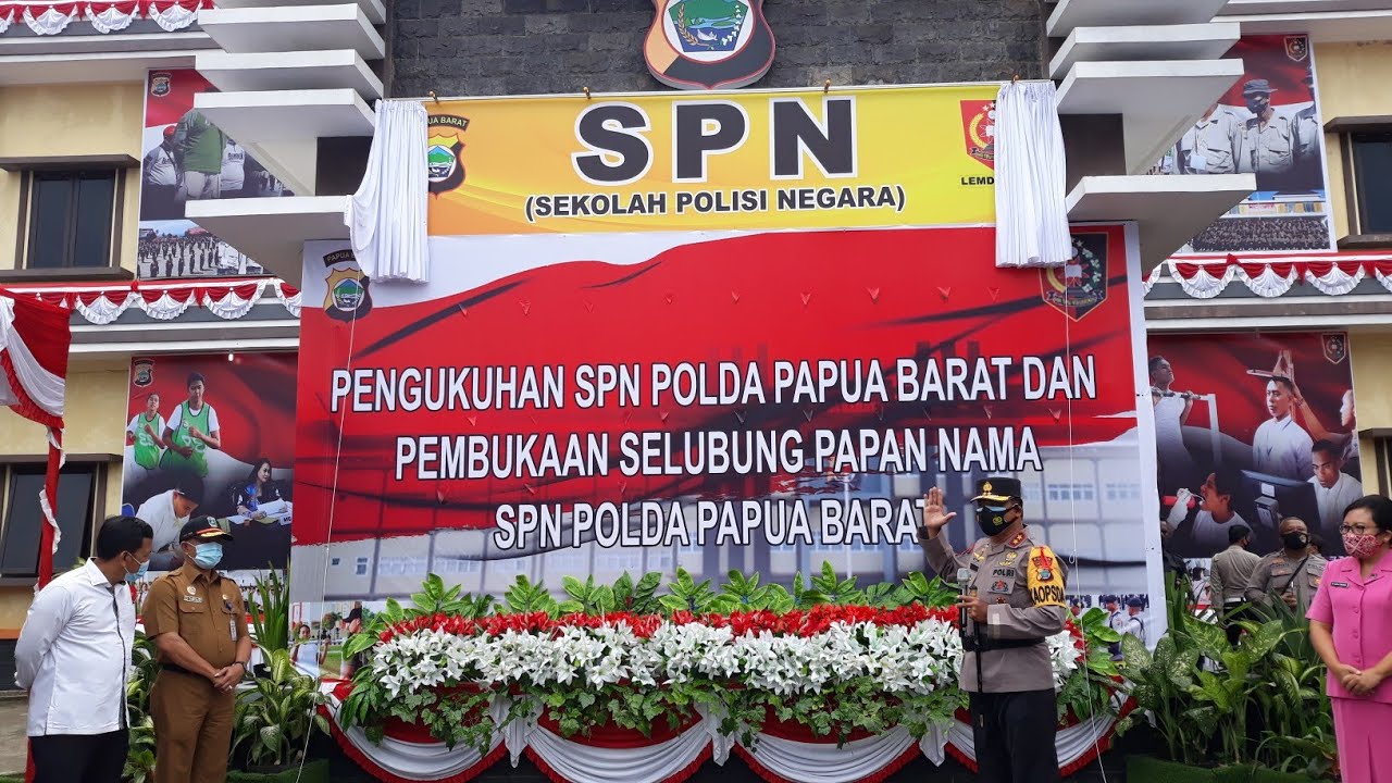 SPN Polda Papua Barat Resmi Beroperasi - YouTube