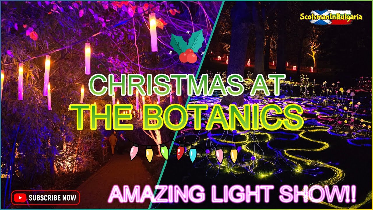 Christmas at the Botanics | Royal Botanic Garden Edinburgh | Christmas Light Show 2024 | Must ...