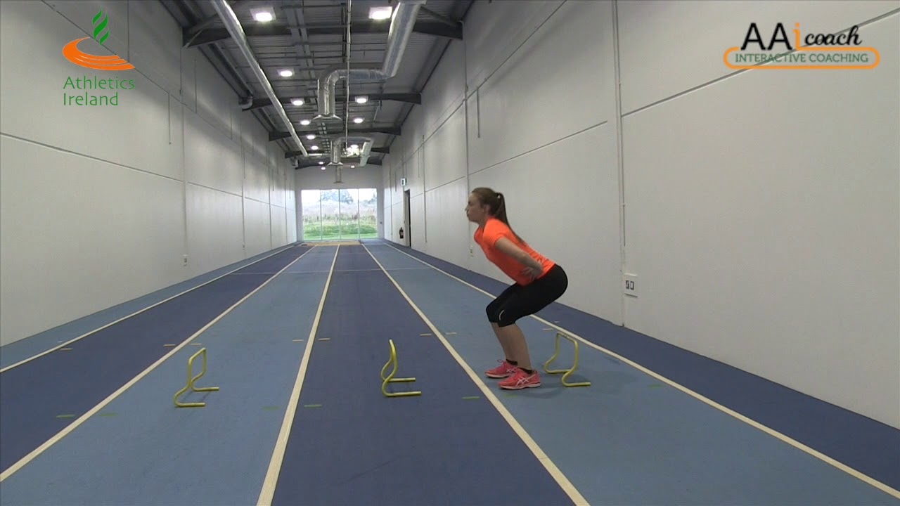 Injury Prevention Level 3: Jumps - Lane Jumps With Hurdles - YouTube