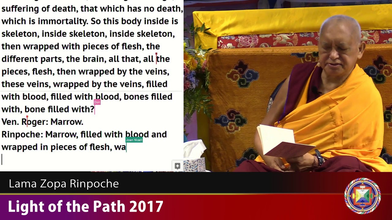20170910 1930 LZR LOP KC, USA - Khunu Lama: in praise of Bodhicitta ...