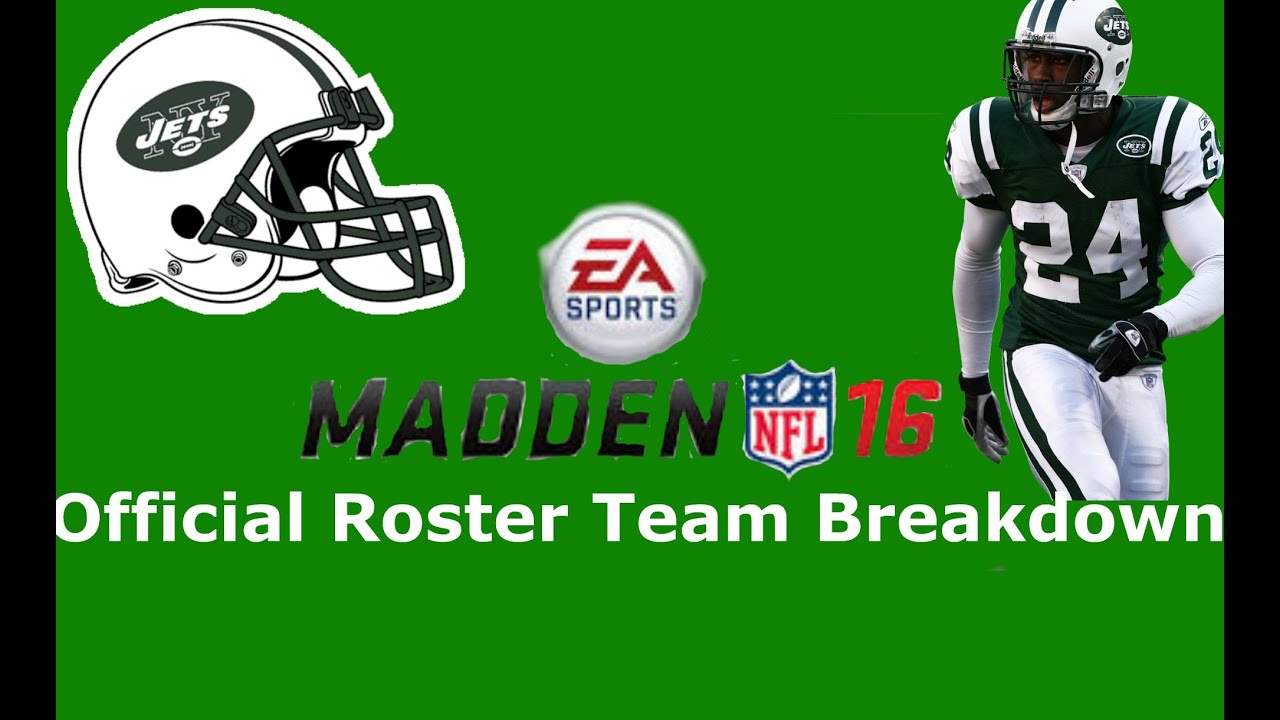 Madden 16 Official Roster Breakdown- New York Jets - YouTube