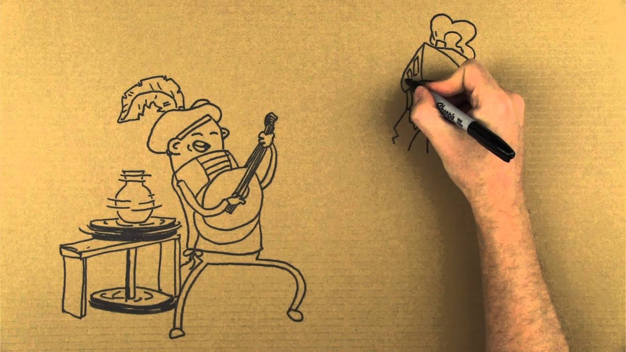 Cardboard Animation Video. Drawing Video on Cardboard - YouTube